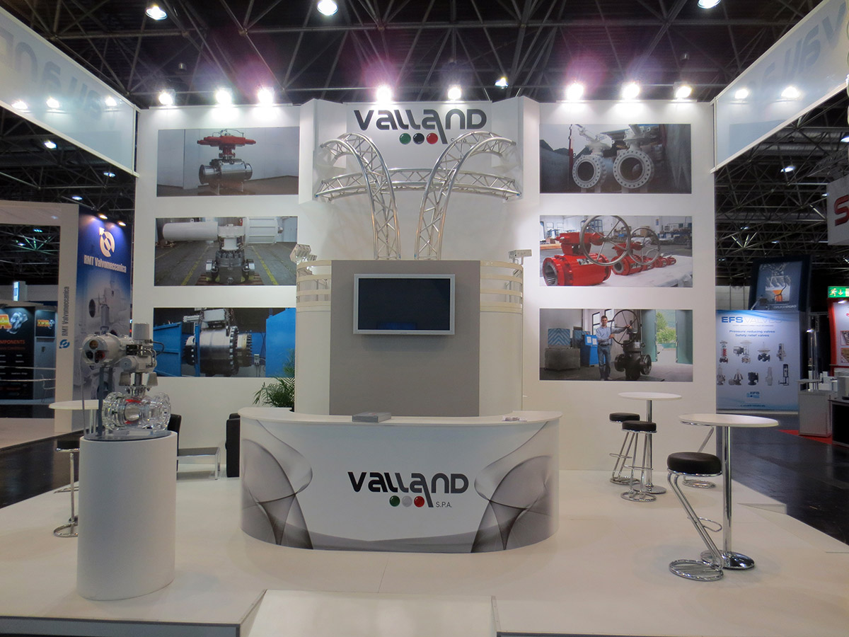 ALLESTIMENTO STAND FIERISTICO | Valve World - Messe Düsseldorf | Valland